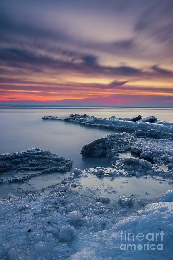 Sheridan Ice Ridge Photograph by Andrew Slater - Fine Art America