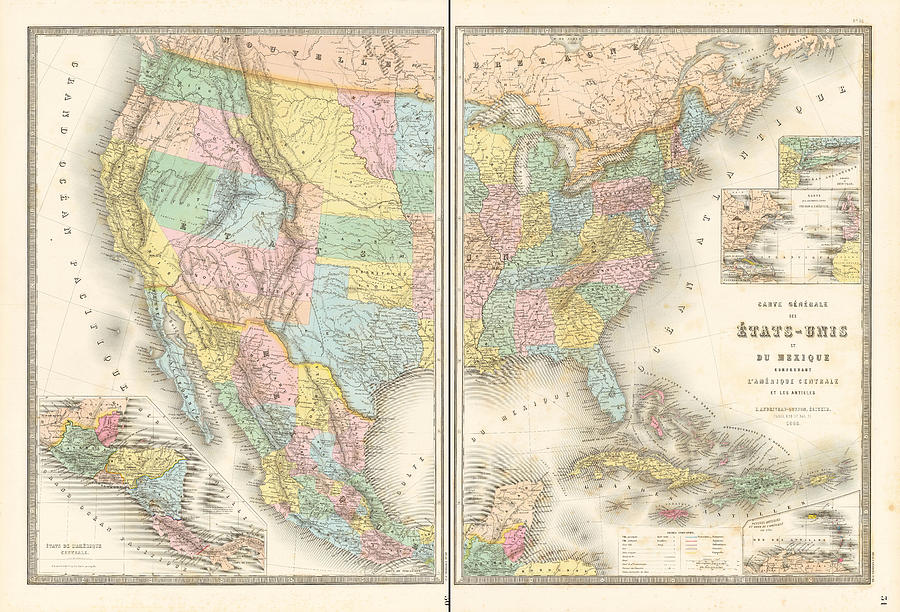 Shows Territories of Colona Colorado and Shoshone Idaho Carte Generale ...