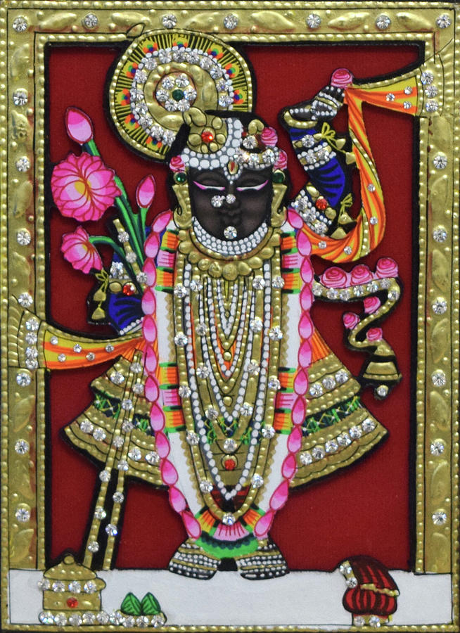 Shreenathji Painting by Cloudfoster - Fine Art America