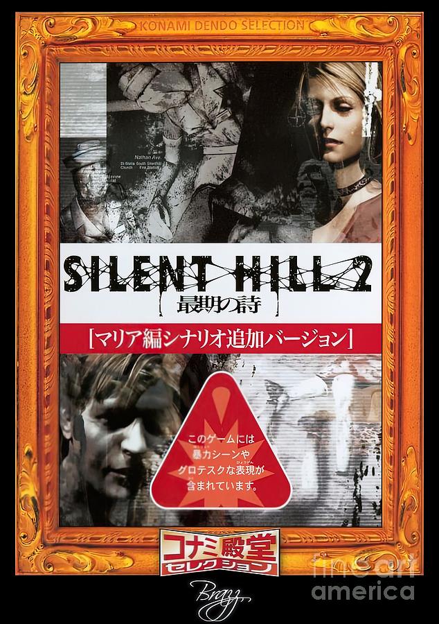 Silent Hill 2 PS2 Box Art Cover Original JAP Painting by Jeremy Bethany ...