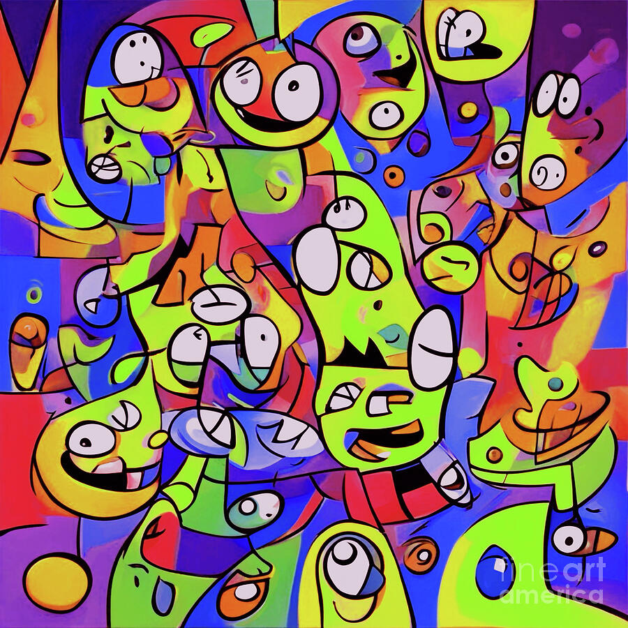 Silly Eyes Digital Art by Kathy Higgins - Fine Art America