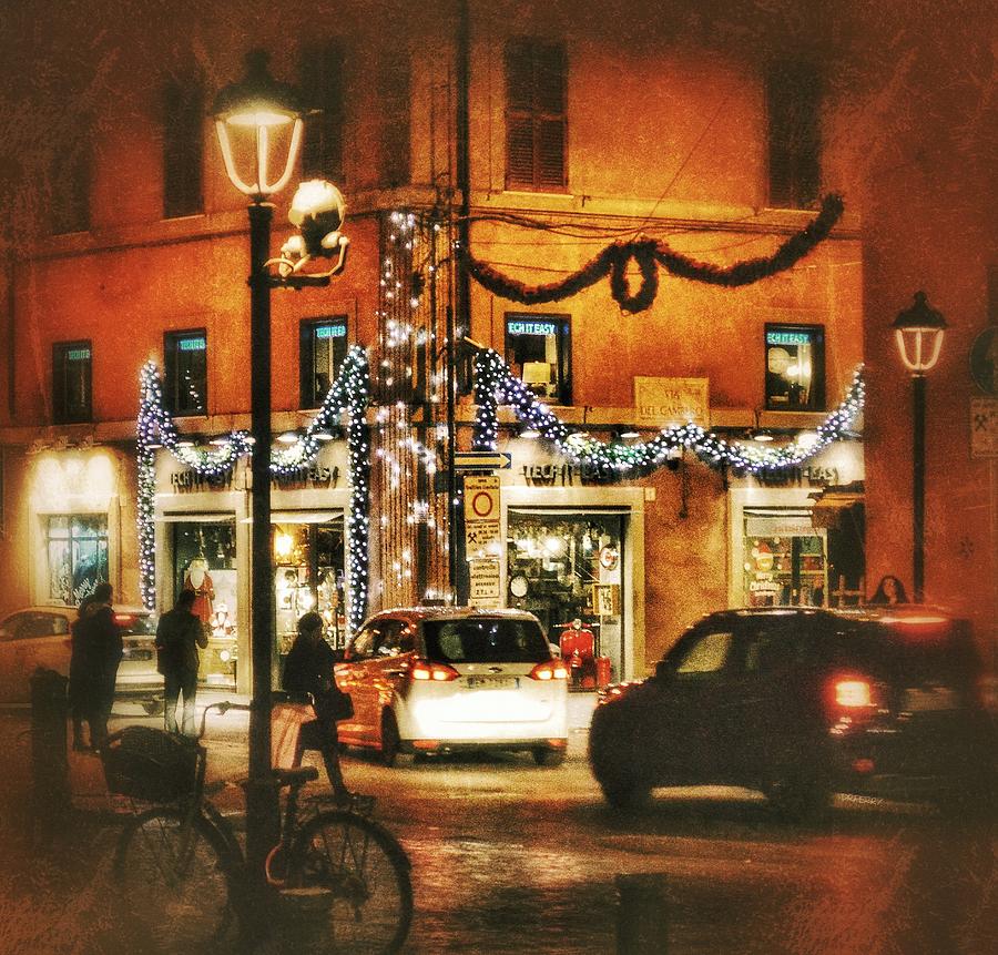 Silvestro Alle Luci - Piazza di San Silvestro - Roma Photograph by ...