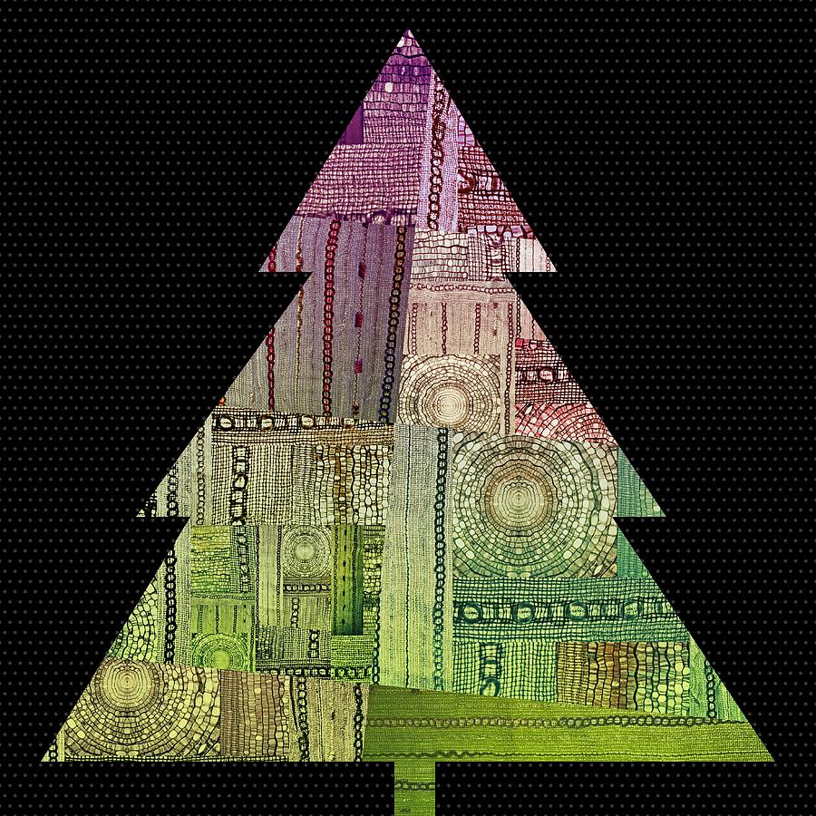 Simple Patchwork Tree 14 Mixed Media by Tara Turner | Fine Art America