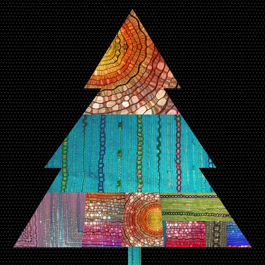 Simple Patchwork Tree 8 Mixed Media by Tara Turner - Fine Art America