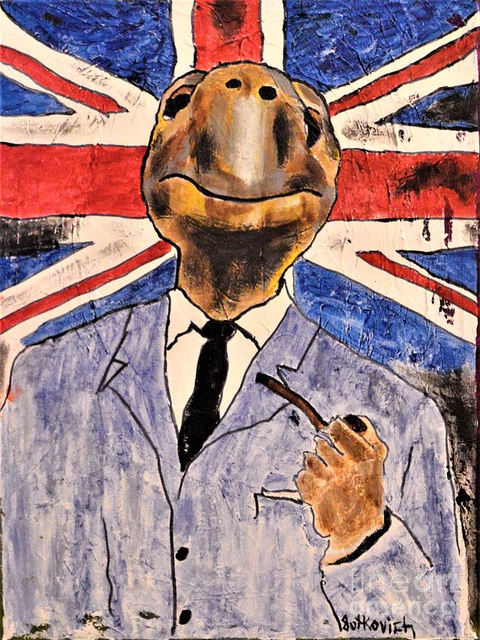 Sir Benjamin Turtle Painting by Michael Butkovich - Fine Art America Sir Benjamin Turtle Painting by Michael Butkovich - Fine Art America