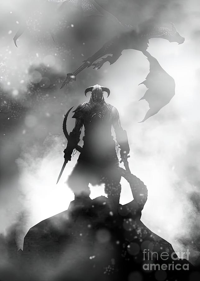 Skyrim Painting by Ruby Walsh - Fine Art America