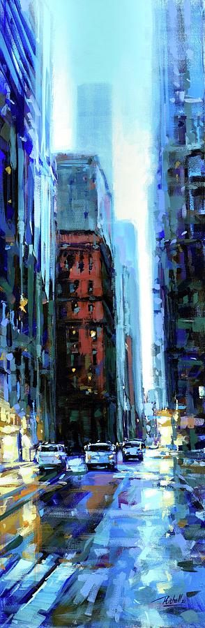 Skyscraper Painting by Richell Castellon - Fine Art America
