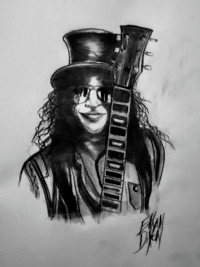 Slash Drawing by Ethan Dixon - Pixels