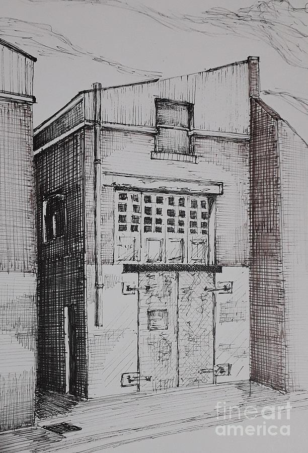 Small Workshop Drawing by Ken Watson - Fine Art America