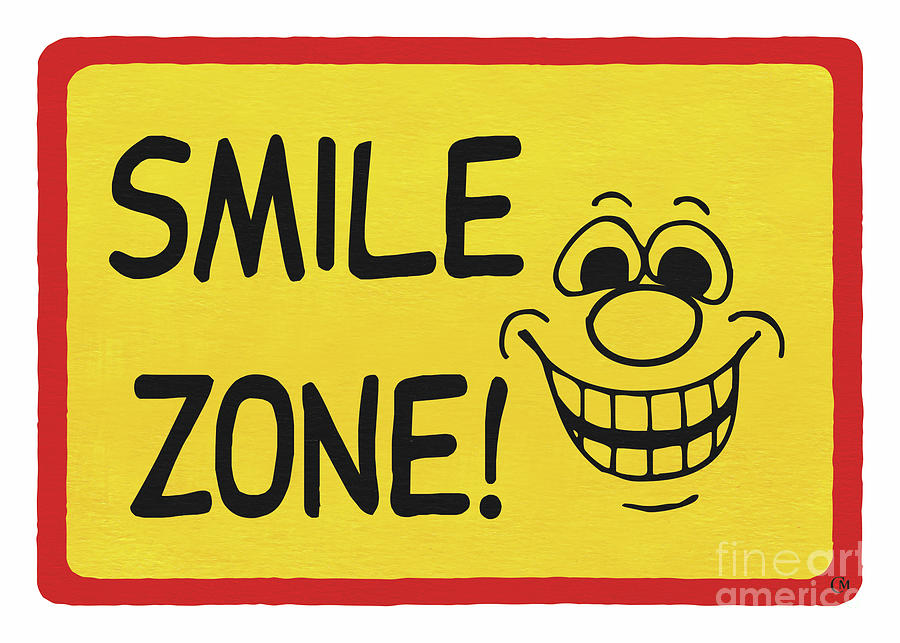 Smile Zone Card Digital Art by Connie Moore - Pixels