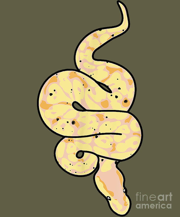 Snake Lover Reptile Banana Ball Python Funny Noodle Reptile 389 Digital ...