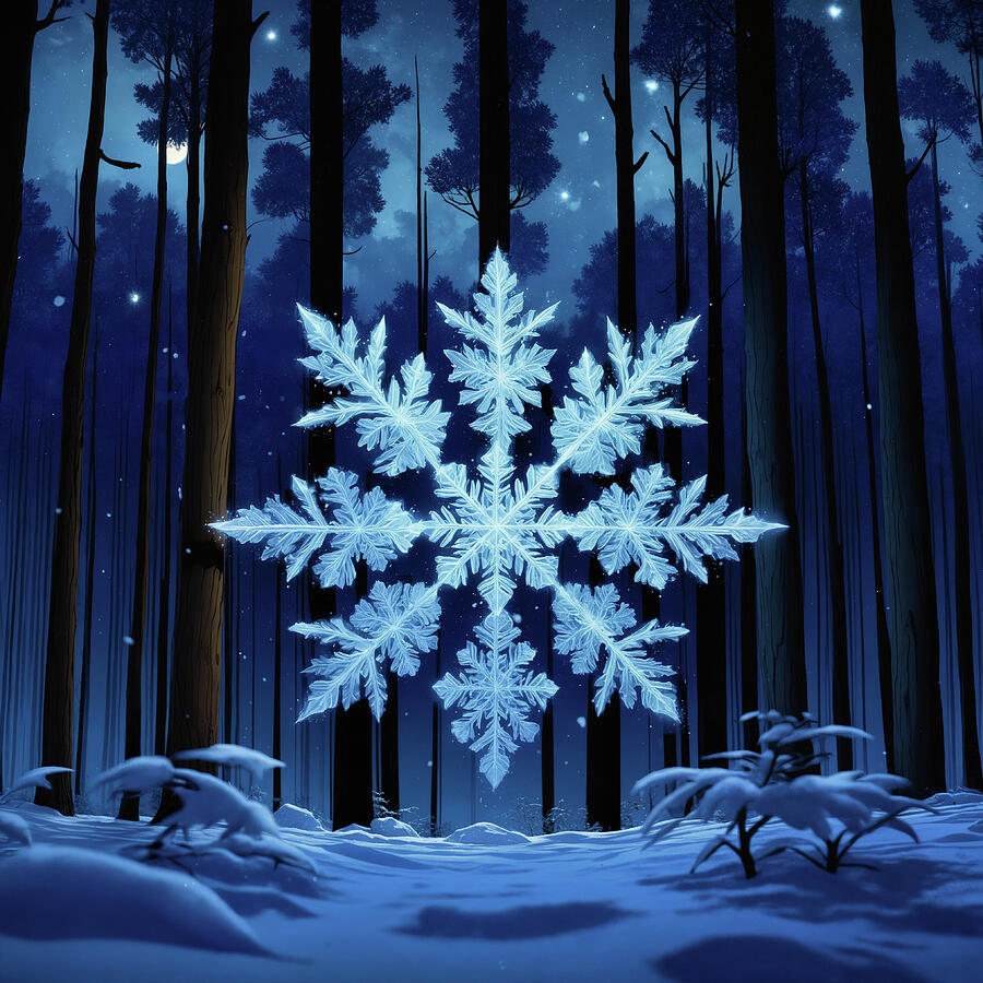 Snowflake Forest Nutcracker Ai Art by Doug Clyde - Fine Art America