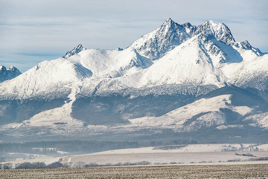 Snowy mountain peak Photograph by Julien - Fine Art America