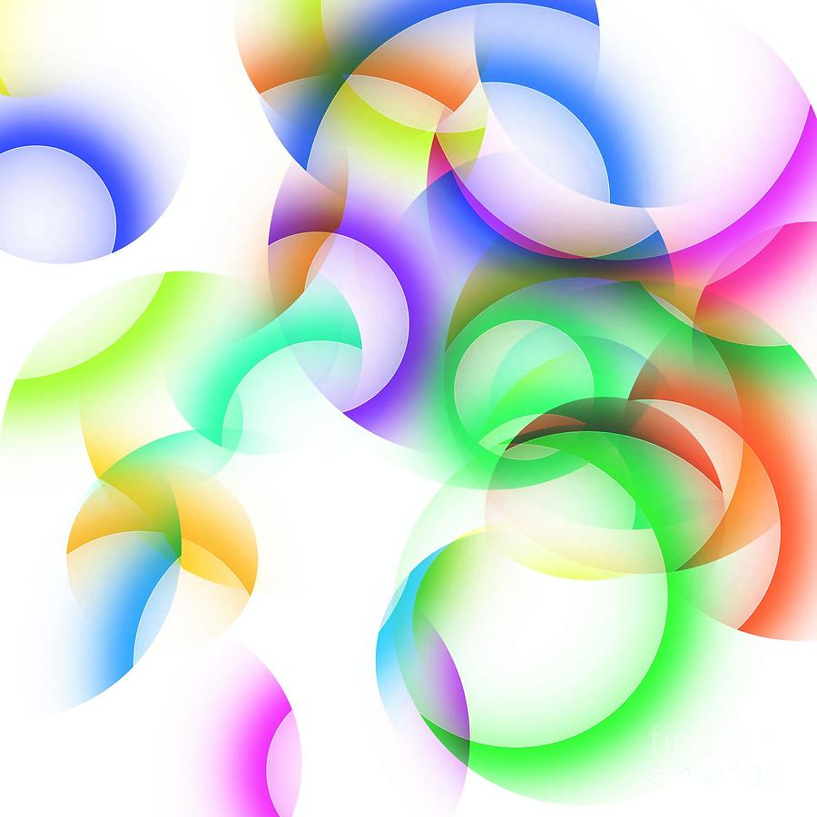 Soft Circles - Pattern Digital Art by John Romig - Pixels