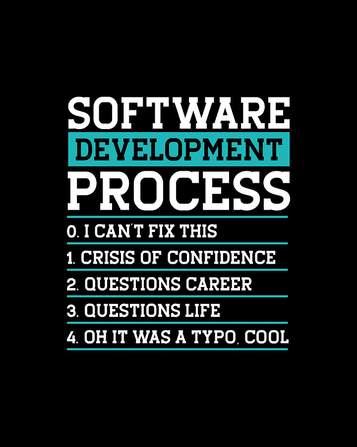 Software Development Process Programmer Coder Digital Art by ...