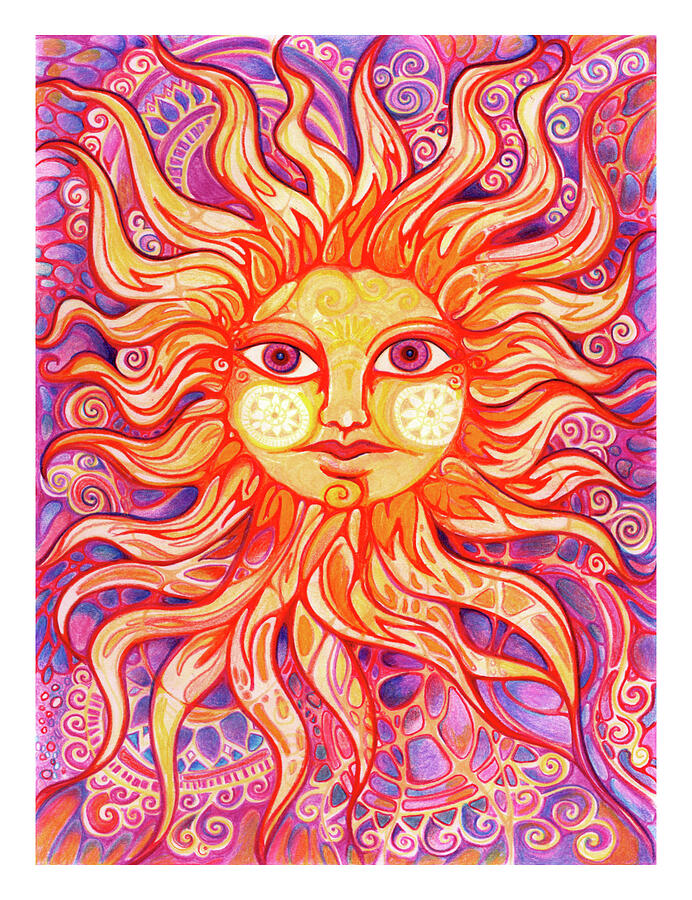 Solar Celebration Drawing by Katherine Nutt - Fine Art America