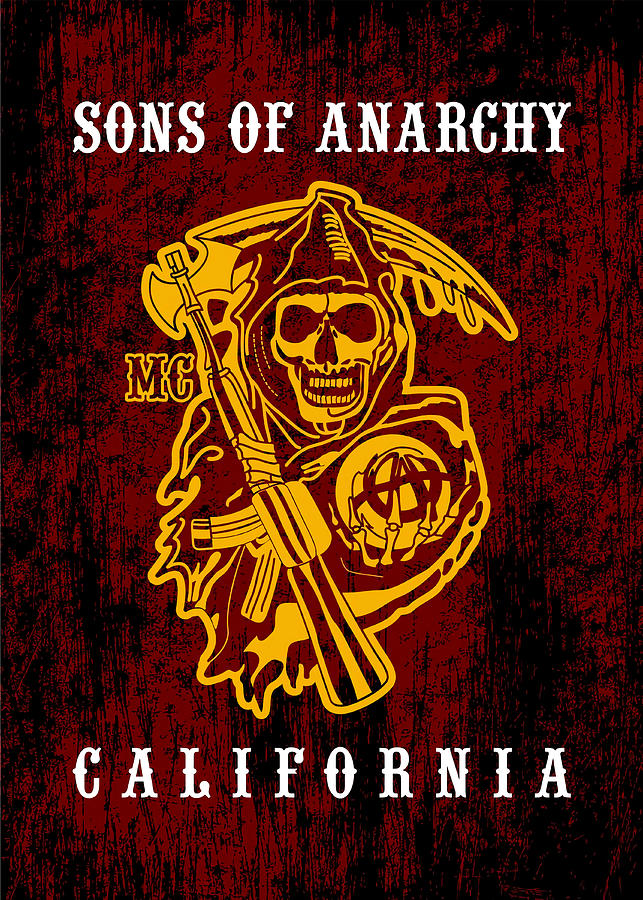 sons of anarchy california Poster Painting by Patel Gray - Fine Art America