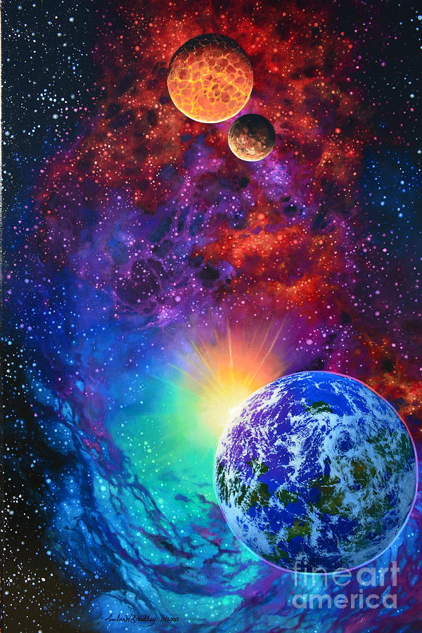 Spatial Anomaly Painting by Amber Whiting Bradley - Fine Art America