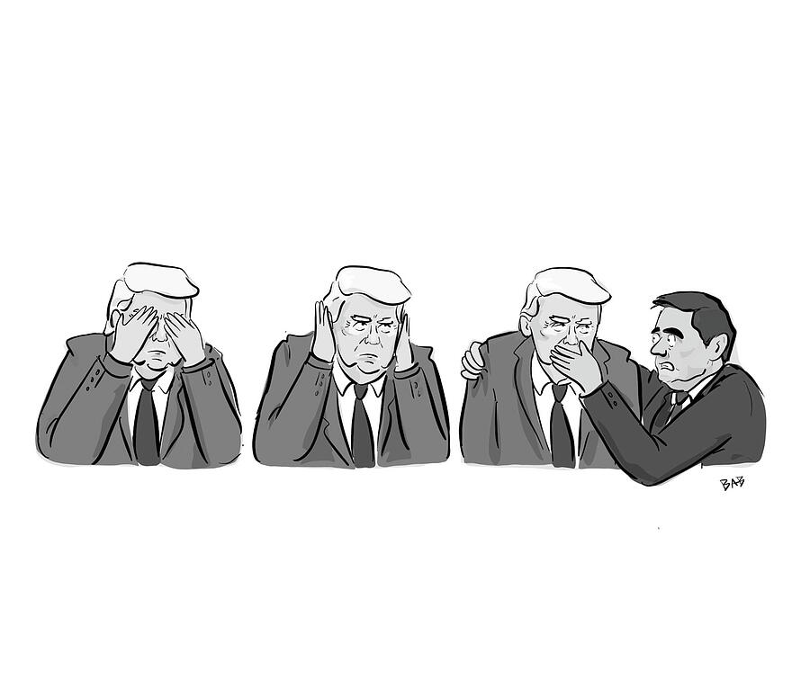 Speak No Evil Drawing by Brooke Bourgeois - Pixels Speak No Evil Drawing by Brooke Bourgeois - Pixels