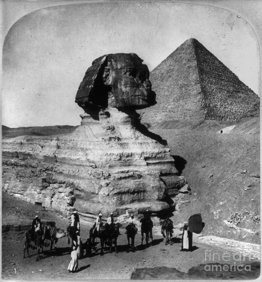 SPHINX, c1901 Photograph by Granger - Pixels
