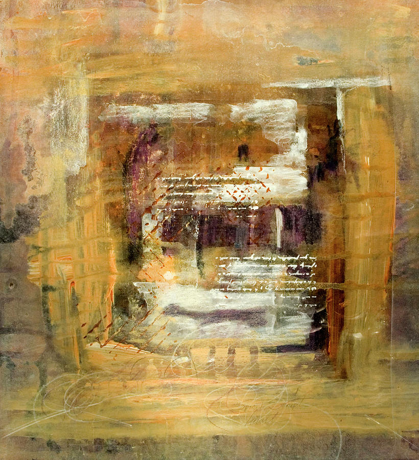 Spirit Script Painting by Rosie Huart - Fine Art America