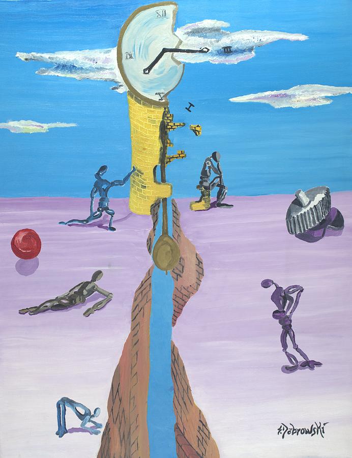 Split in Time Painting by Stephen Dabrowski - Fine Art America