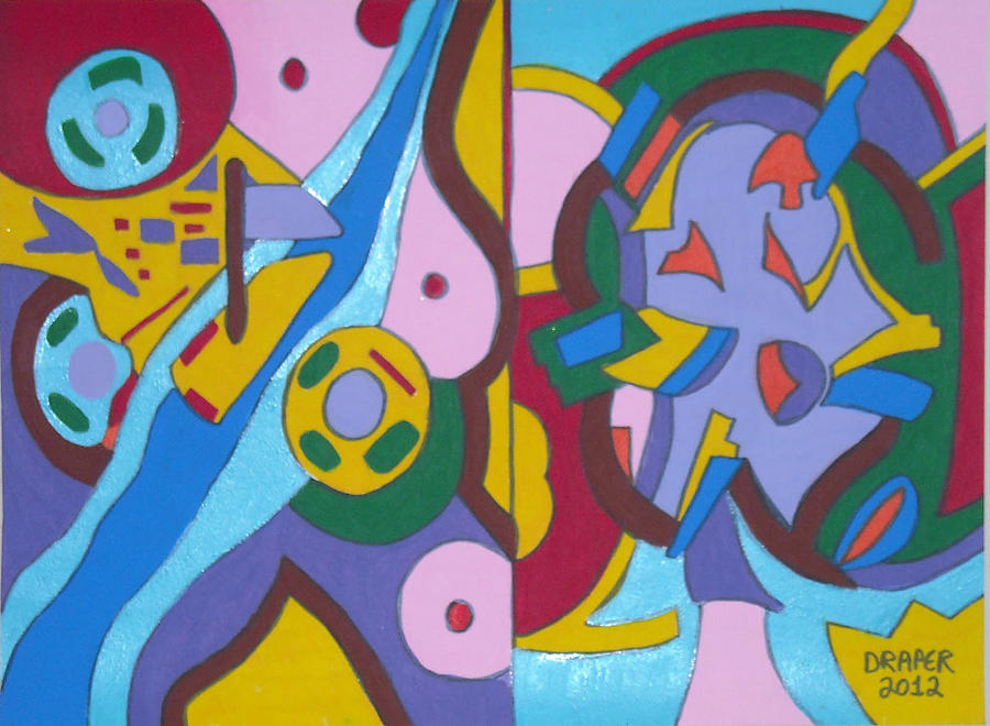Split Screen Painting by Timothy Draper - Fine Art America