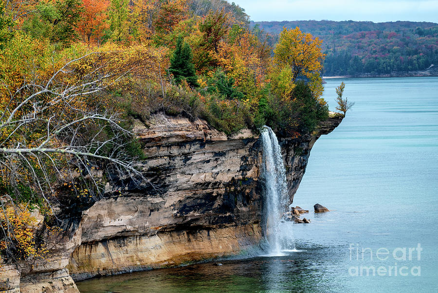 Spray Falls Pictured Rocks National Lakeshore Michigan Photograph by ...