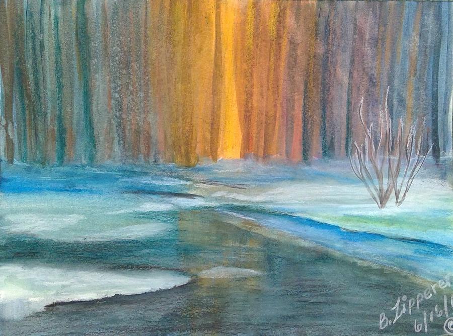 Spring Thaw Painting by Barbara Zipperer - Fine Art America