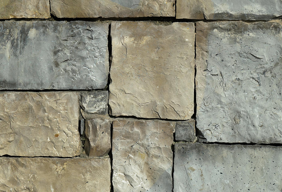Squared Stone Wall Background Photograph by Angelo DeVal - Fine Art America