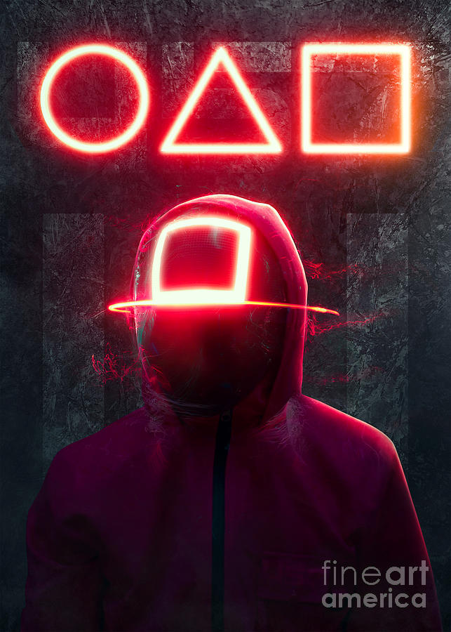 Squid Game Art 2021 Digital Art By Nabil Hlioua