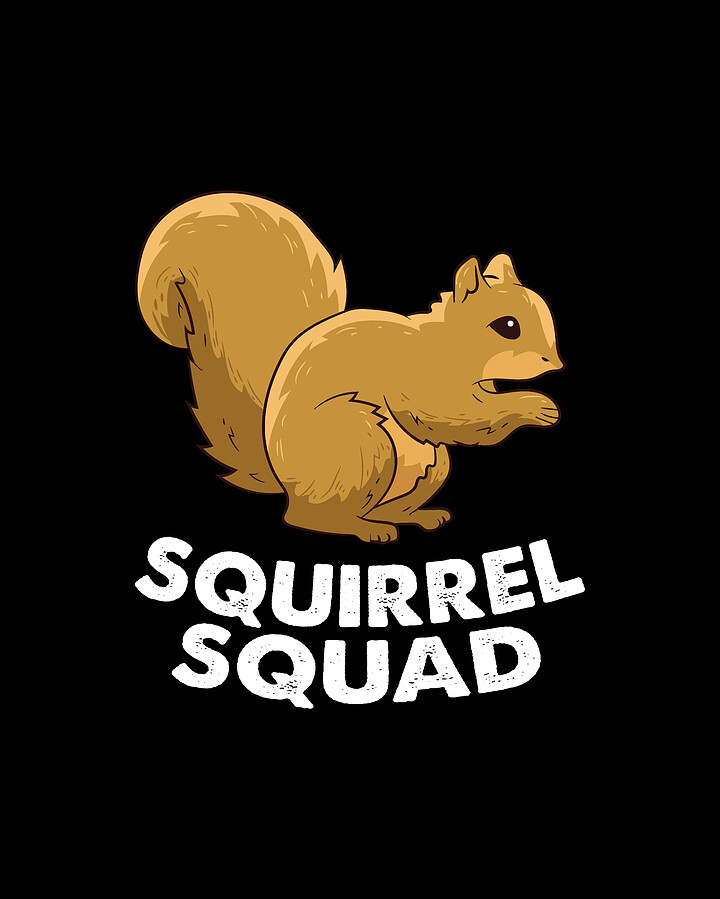 Squirrel Squad Digital Art by EQ Designs - Pixels