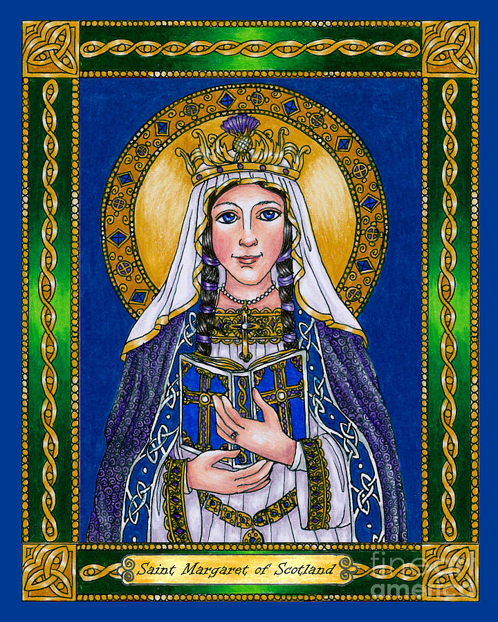 St. Margaret of Scotland - BNGSF Painting by Brenda Nippert - Fine Art ...
