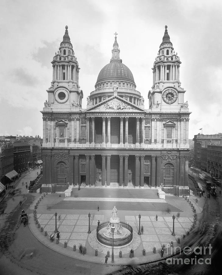 St Pauls Cathedral, c1915 Photograph by Granger