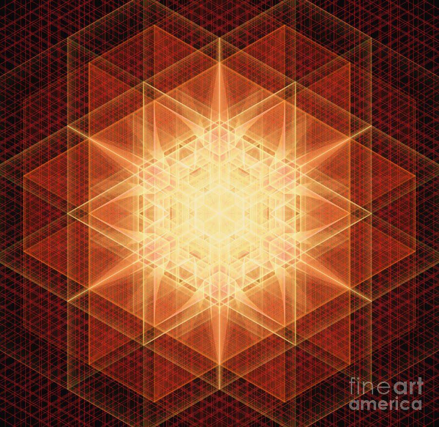 Star Chakra Human Codex Digital Art by Nathalie DAOUT - Fine Art America