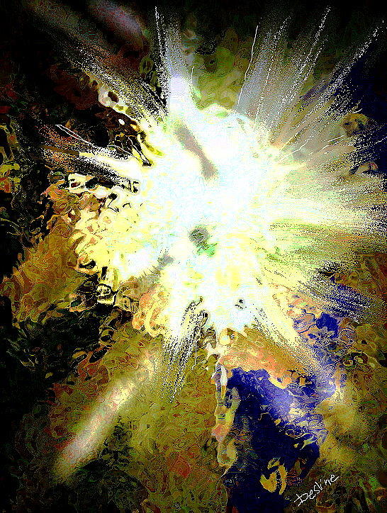 Starburst Digital Art by Desline Vitto - Fine Art America
