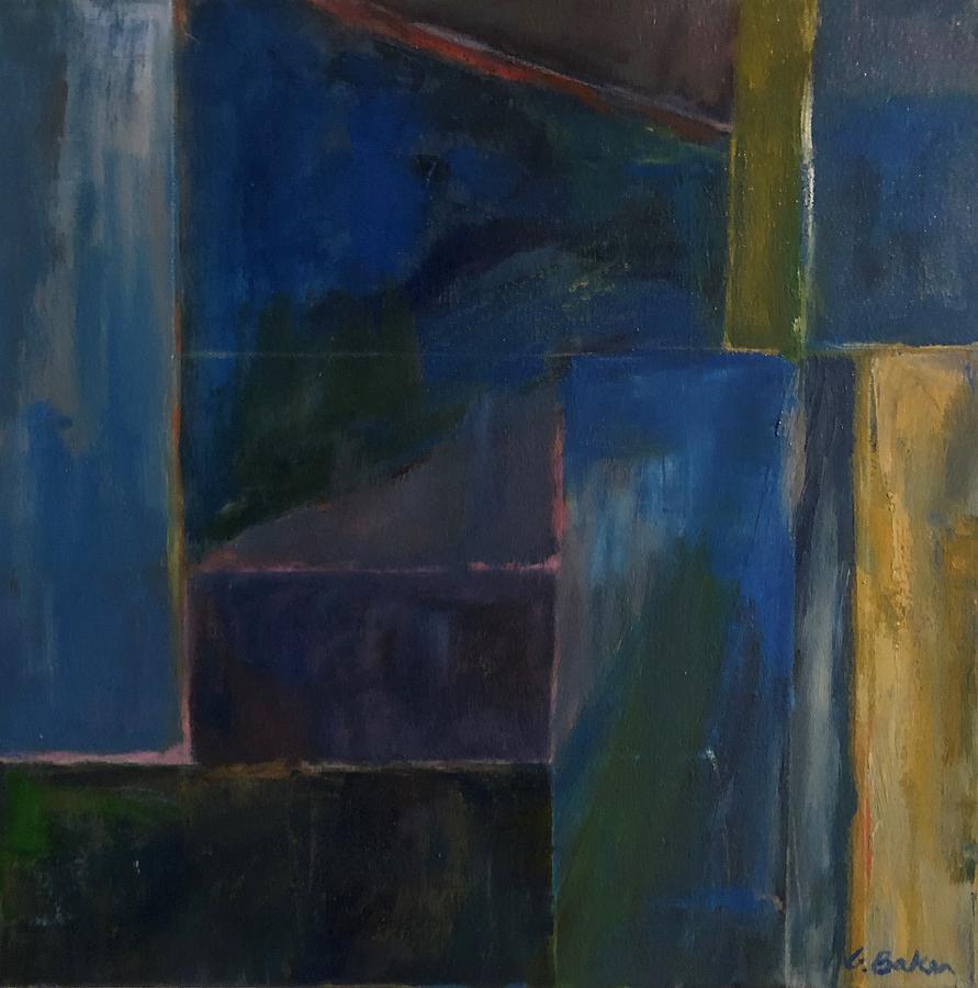 Stark Blue Attack Painting by Gregory Baker - Fine Art America