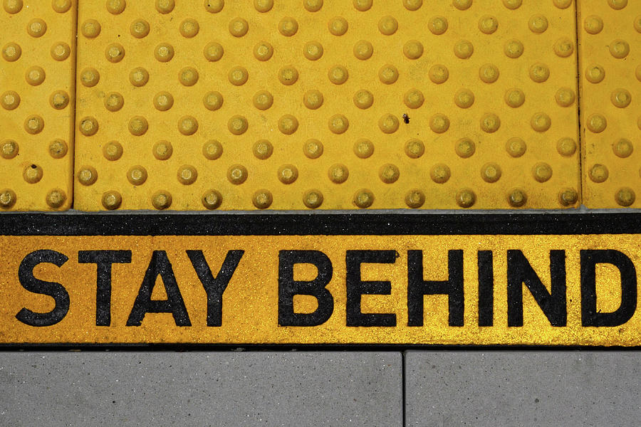 Stay Behind Photograph by Tony Edwards - Fine Art America