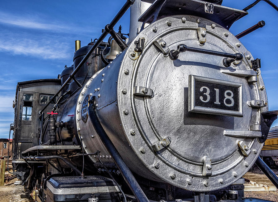 Steam Engine No. 318 Photograph by Frank Barnitz - Fine Art America