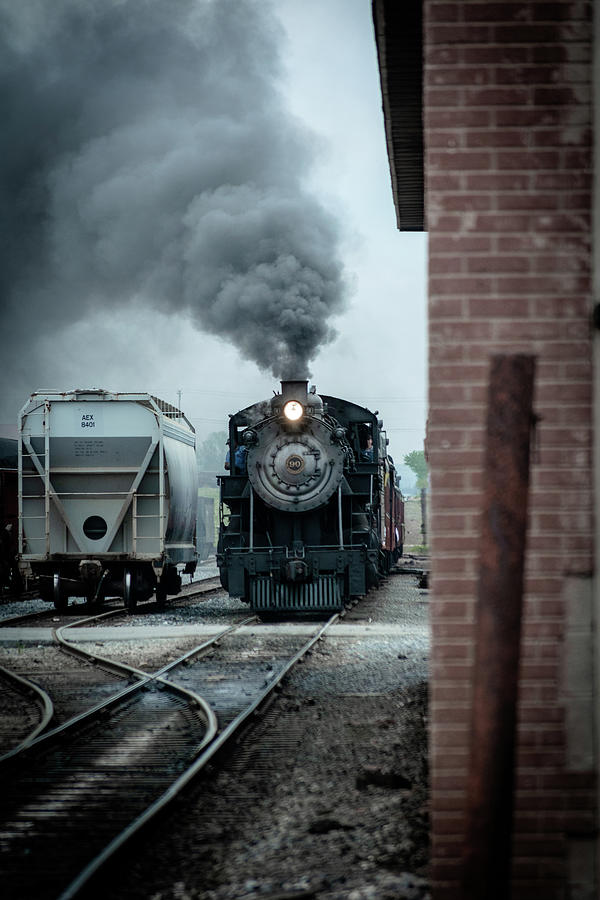 Steaming in the Station Photograph by Enzwell Designs - Pixels