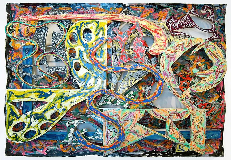 Stella's Abstract Revolution A Visual Manifesto Digital Art by Frank ...