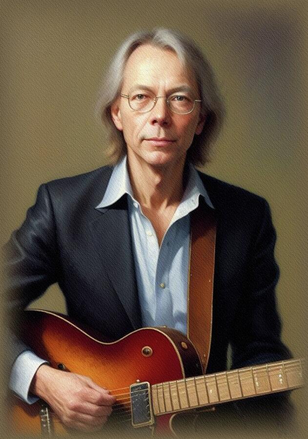 Steve Howe, Music Star Painting by John Springfield - Pixels