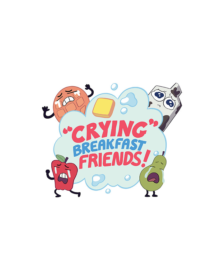 Steven Universe Crying Breakfast Friends Digital Art by Timothy Parker ...