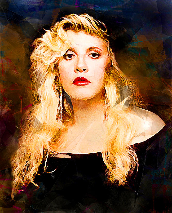 Stevie Nicks Digital Art by Eva Ivanova - Fine Art America