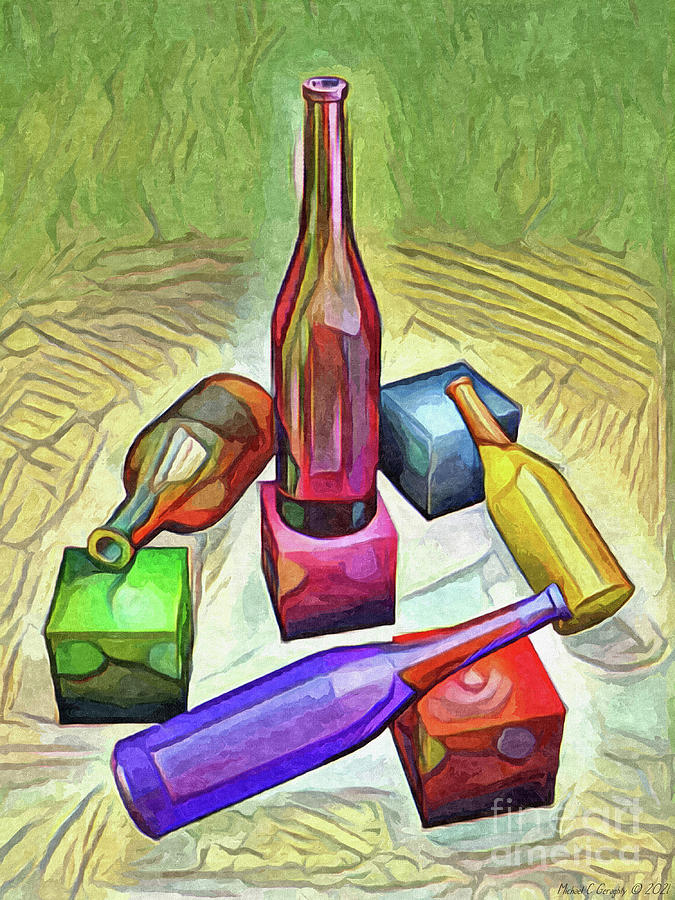 Still Life Abstraction No2 - AMCG20211202 Digital Art by Michael ...