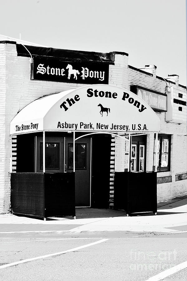 Stone Pony Asbury Park in Monochrome Photograph by Regina Geoghan - Fine Art America