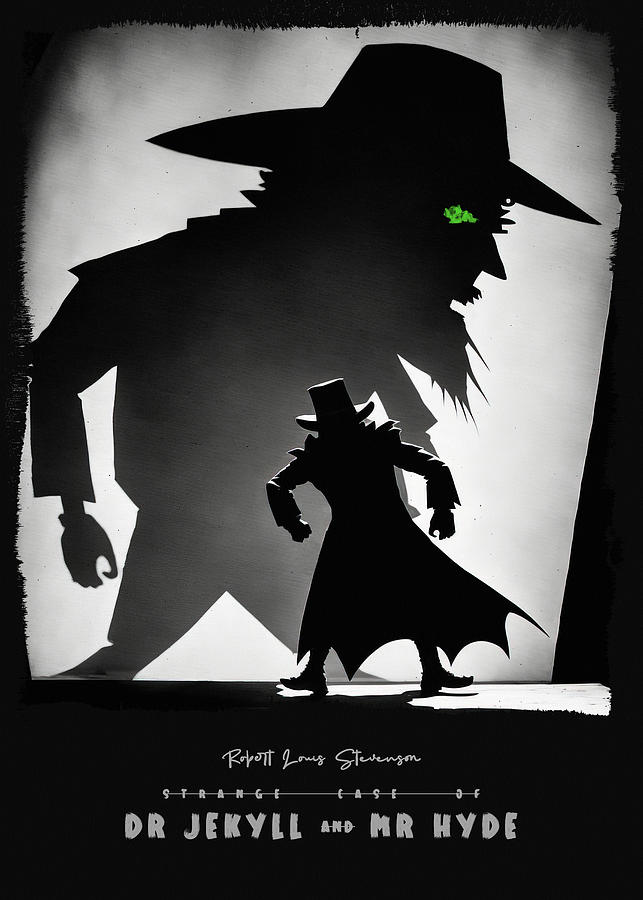 Strange Case of Dr Jekyll and Mr Hyde Book Cover Digital Art by Inspirowl Design - Pixels Merch