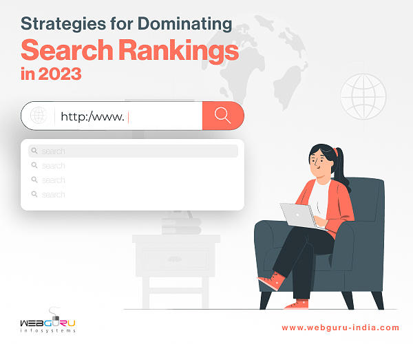 Strategies for Dominating Search Rankings in 2023 Digital Art by Webguru Infosystems - Fine Art ...