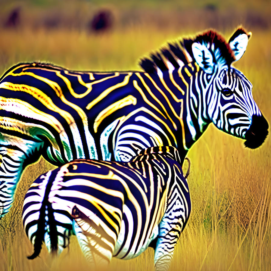 Stripes of Harmony The Mesmerizing Majesty of Zebras on the Savannah ...