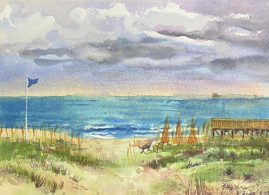 Stroming Day Painting by Ping Yan - Pixels